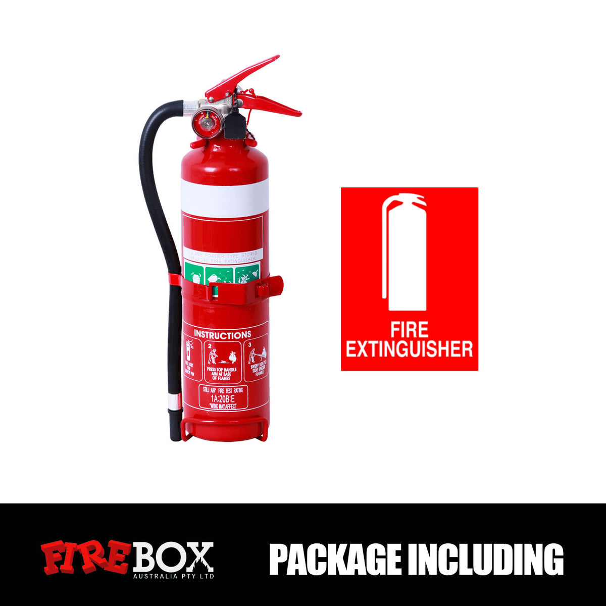 FIREBOX Small Volume Discharge Hose High Pressure Fire Extinguisher – topto
